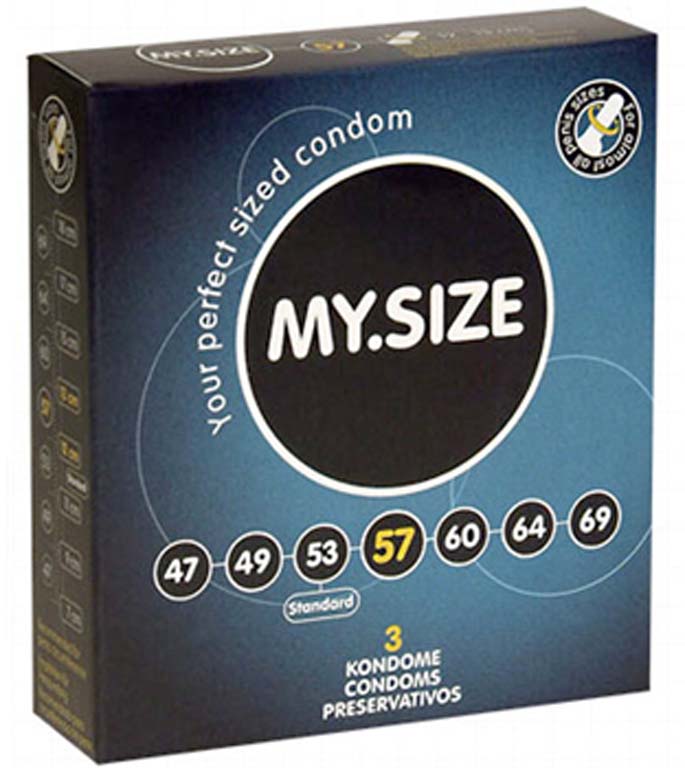 Prezervative My Size 57 - 3 buc. - PREZERVATIVE